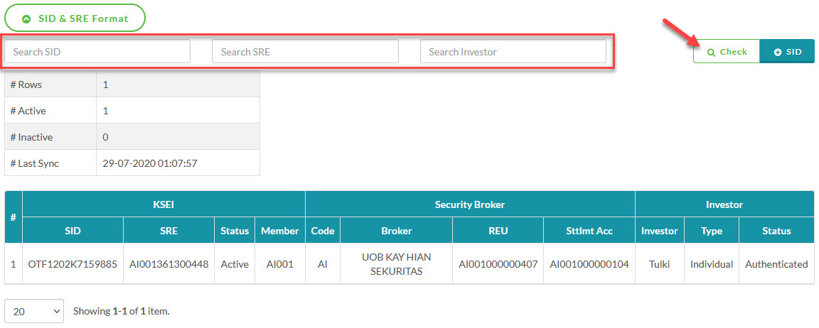KSEI Validator